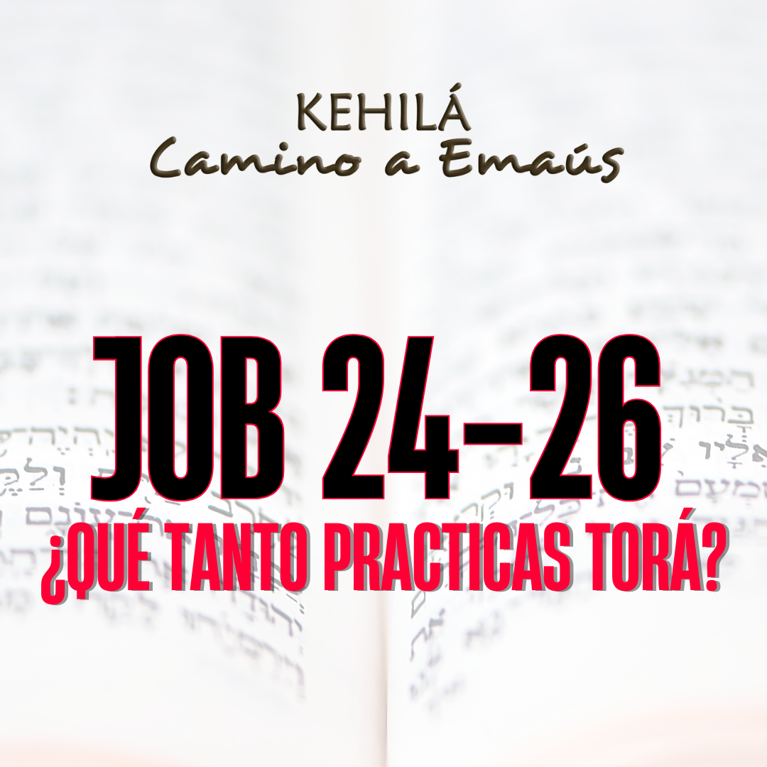 Job 24,25 y 26 | ¿Qué tanto practicas Torá?
